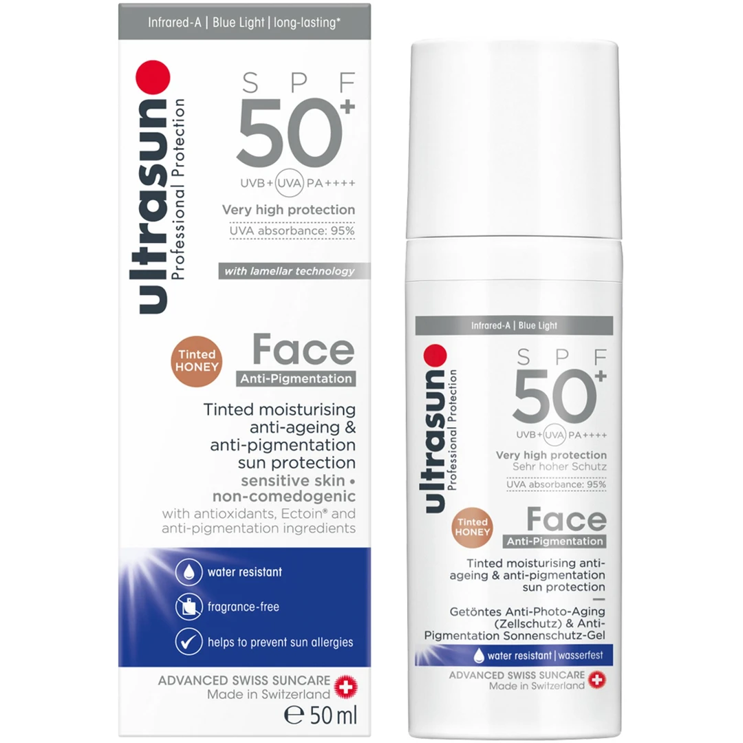 Ultra Sun Face Anti-Pigmentation Tinted SPF50+ | Parex By Marina